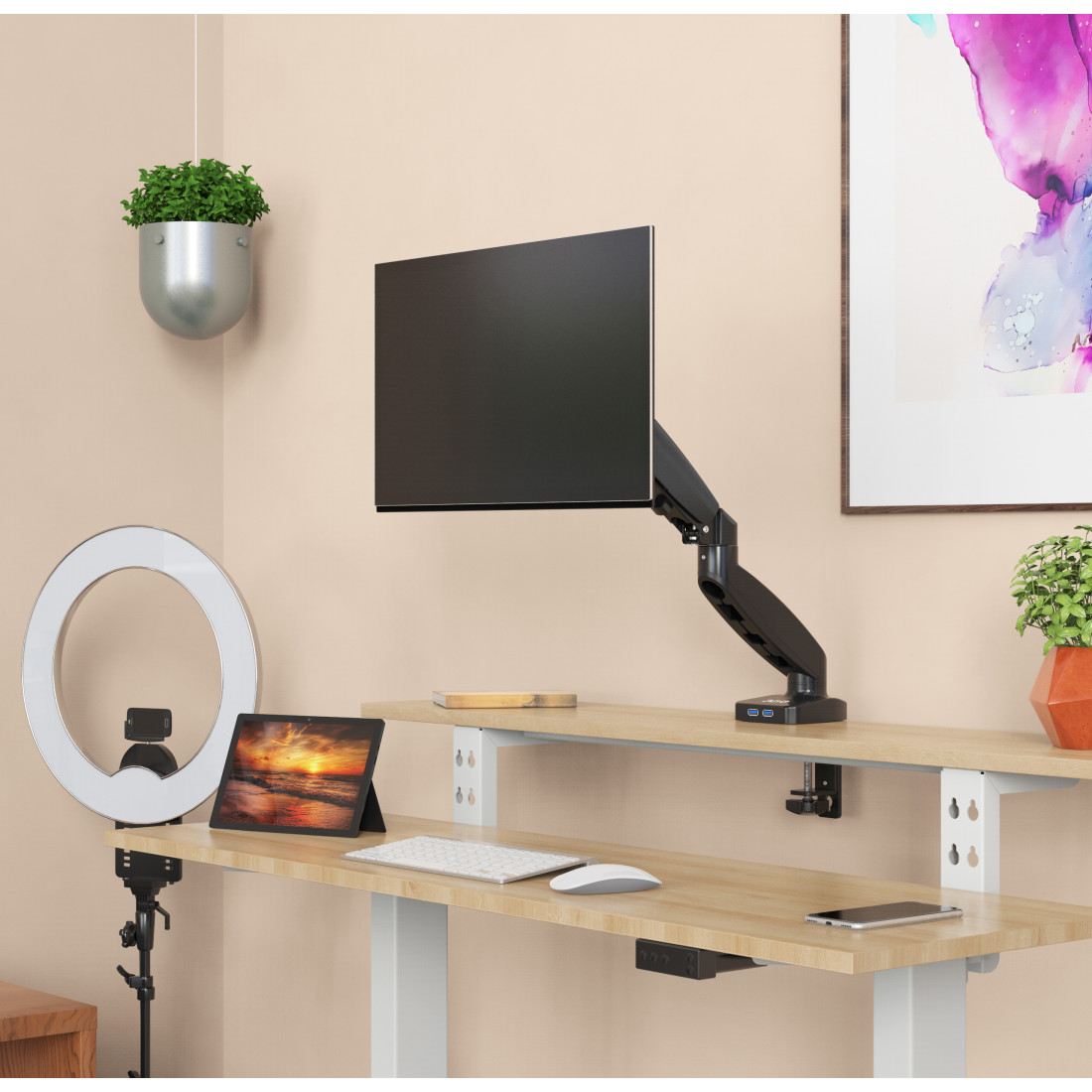 Devo Gaming Monitor Arm - 1 arm