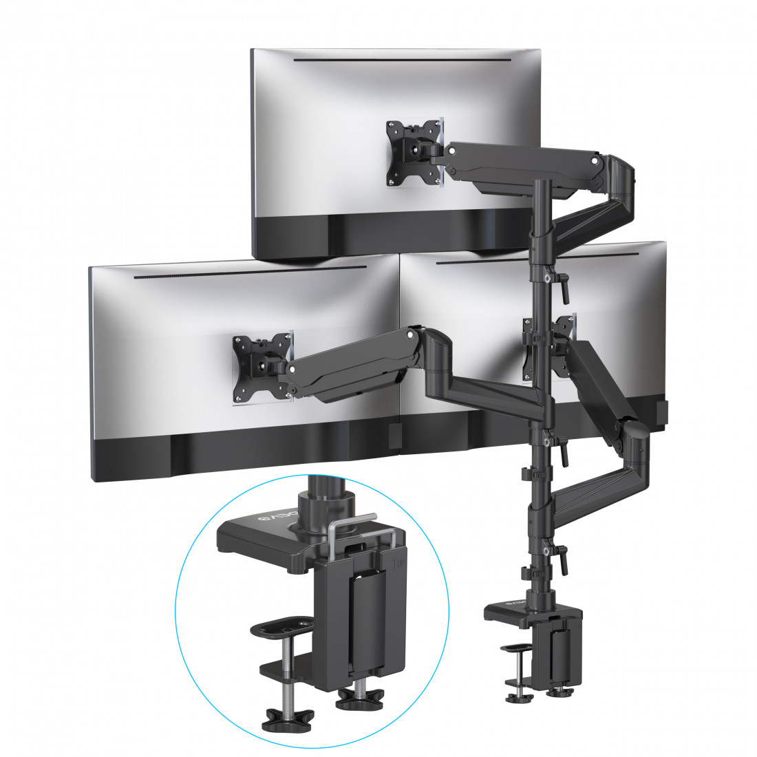 Devo Gaming Monitor Arm - Flexi Three