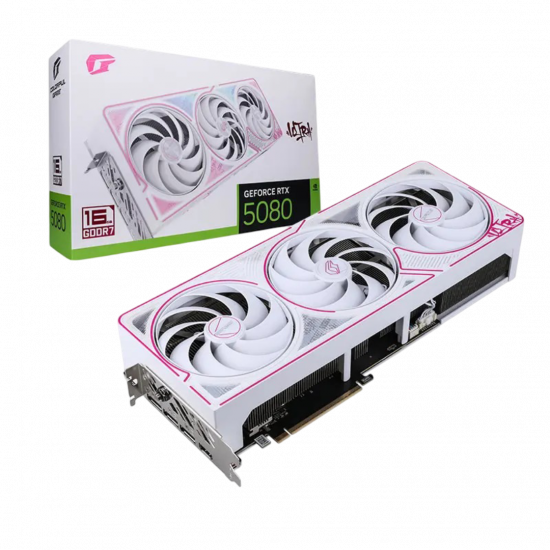 Colorful iGame GeForce RTX 5080 Ultra OC 16GB GPU - White