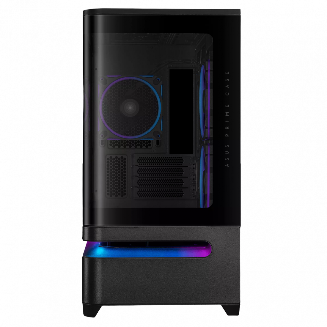 صندوق ASUS AP202 Micro-ATX مع ARGB – زجاج مقسّى وتدفق هواء ممتاز