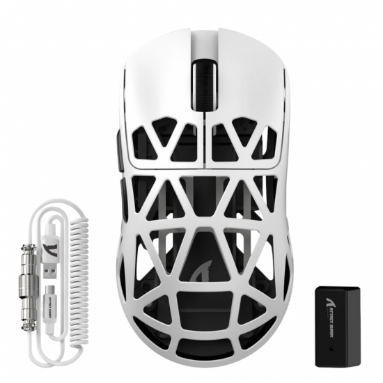 Attack Shark R2 Magnesium Pro Mouse - White