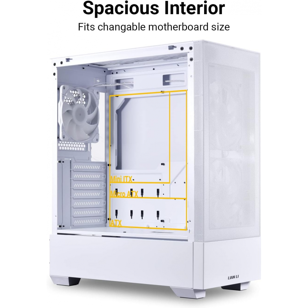 Lian Li Lancool 205 Mesh C - Case - White