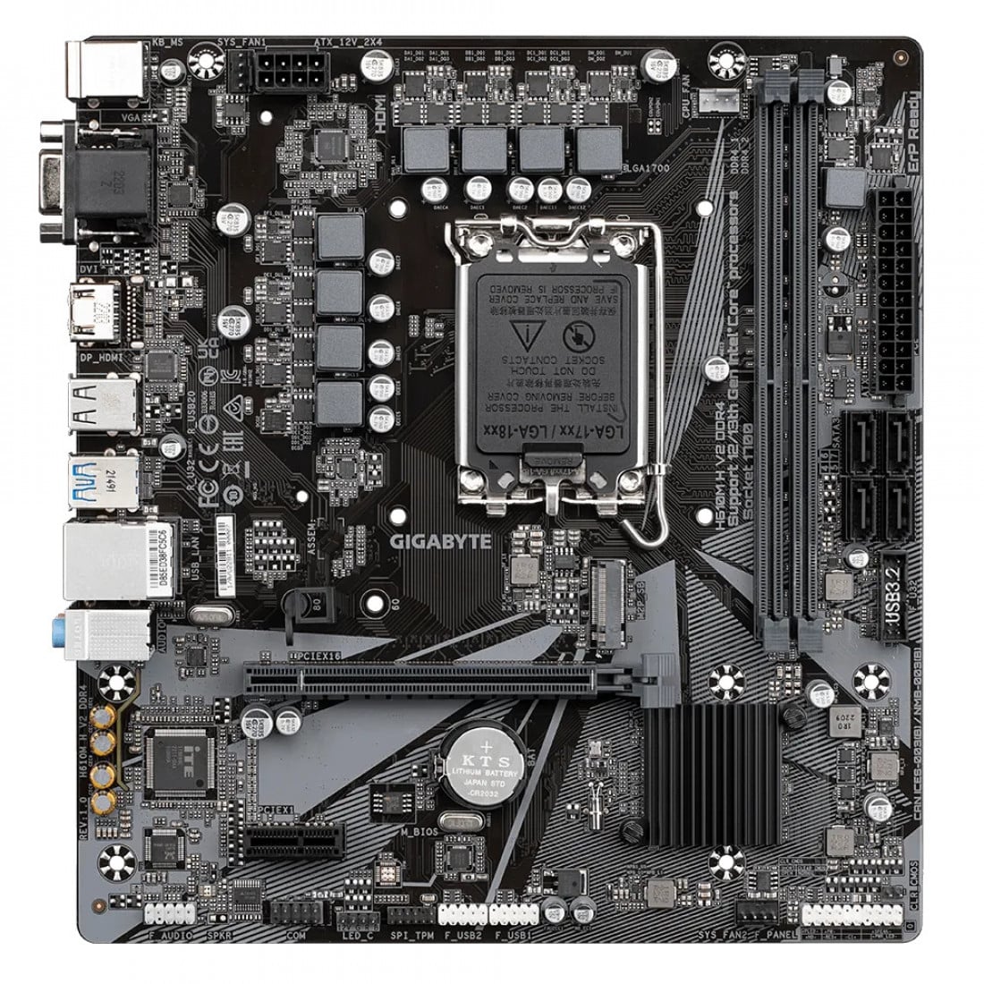 Gigabyte H610M H V2 DDR4 Motherboard