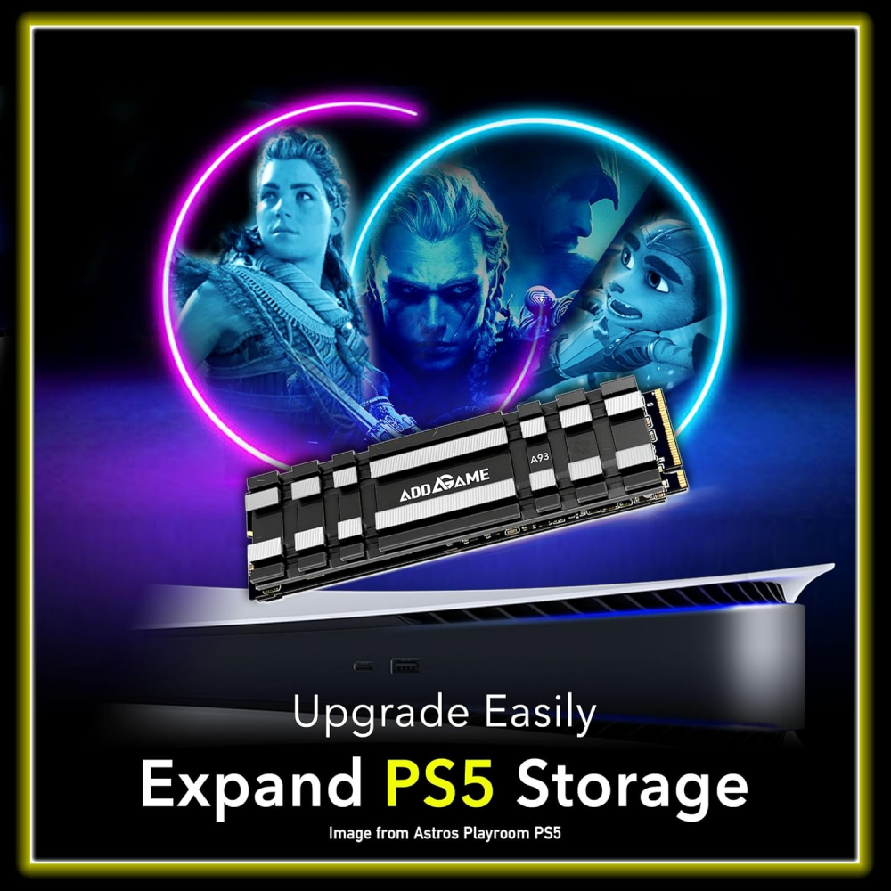 Addlink A93 NVMe Gen 4 M.2 - 2TB - Supports PS5