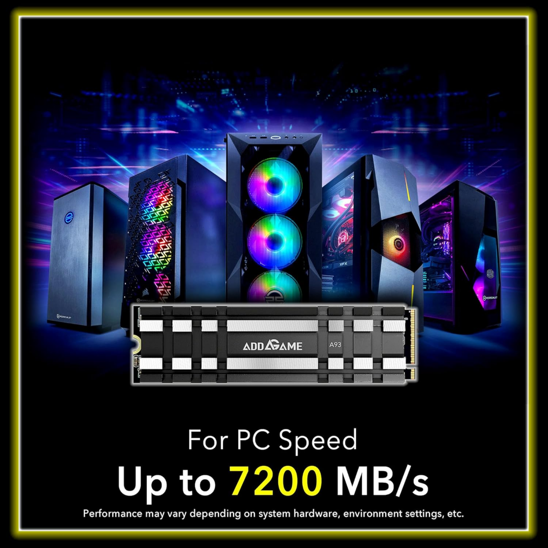 وحدة تخزين Addlink A93 NVMe Gen4 M.2 بسعة 1 تيرابايت – تخزين سريع ...