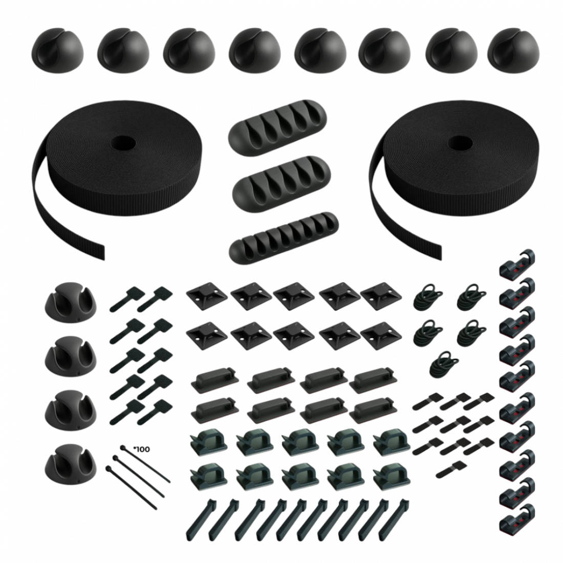 Devo Repair - Cable Management Kit - Black