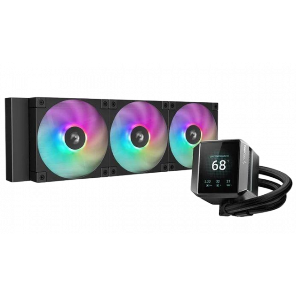 Deepcool AIO Liquid Cooler Mystique 360 ARGB 2.8 LCD - Black