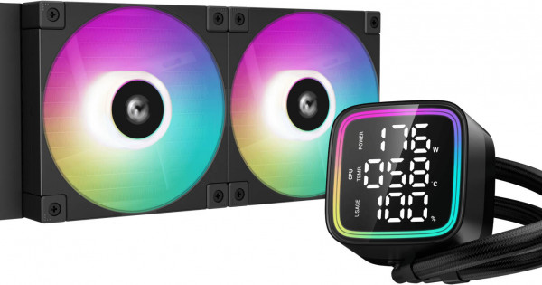 Deepcool AIO Liquid Cooler LD240 Digital LCD - Black