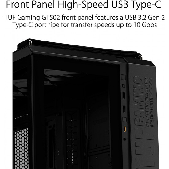 ASUS GT502 TUF Gaming Case - Black
