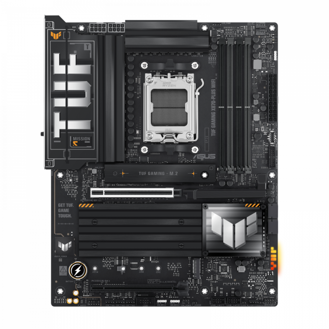 لوحة أم ASUS TUF Gaming X870‑PLUS WiFi – AMD X870 ATX بدعم DDR5 و Wi‑Fi 7