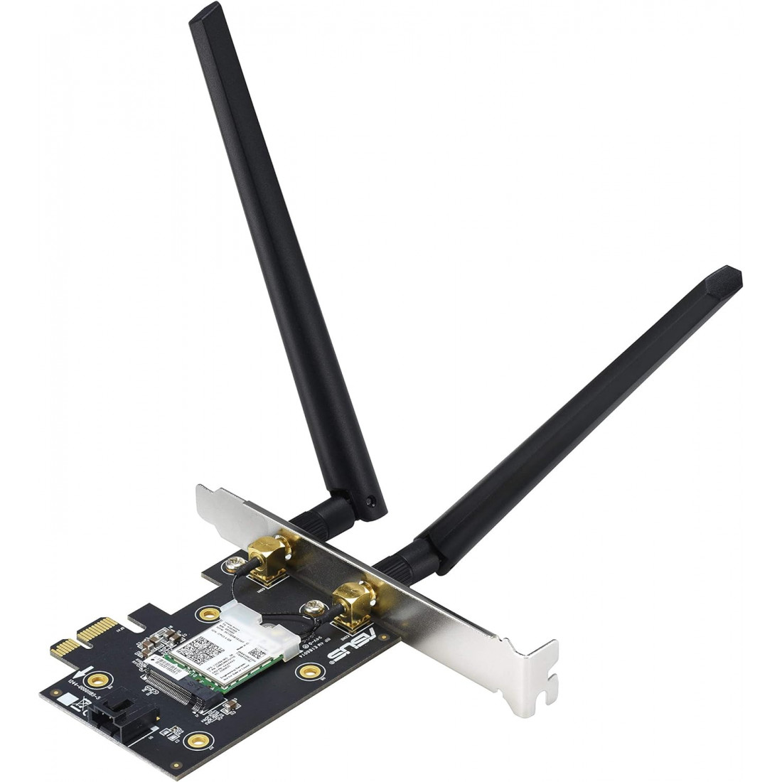 Asus AX3000 Dual Band PCI-E WiFi 6 (802.11ax) Adapter with 2 external ...