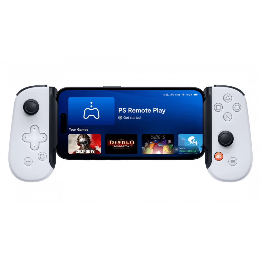 Backbone One iPhone Mobile Gaming Controller - PlayStation Edition - White