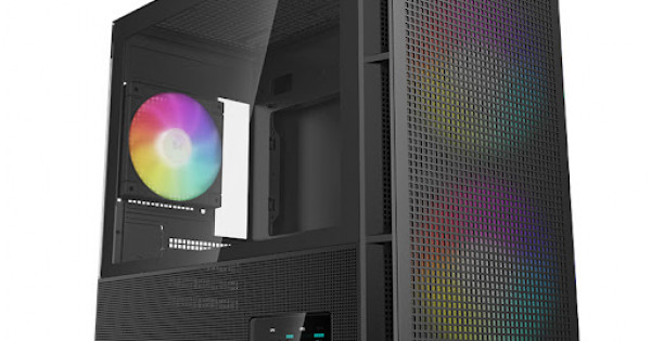 DEEPCOOL CH360 Digital M-ATX 3F RGB Case - Black