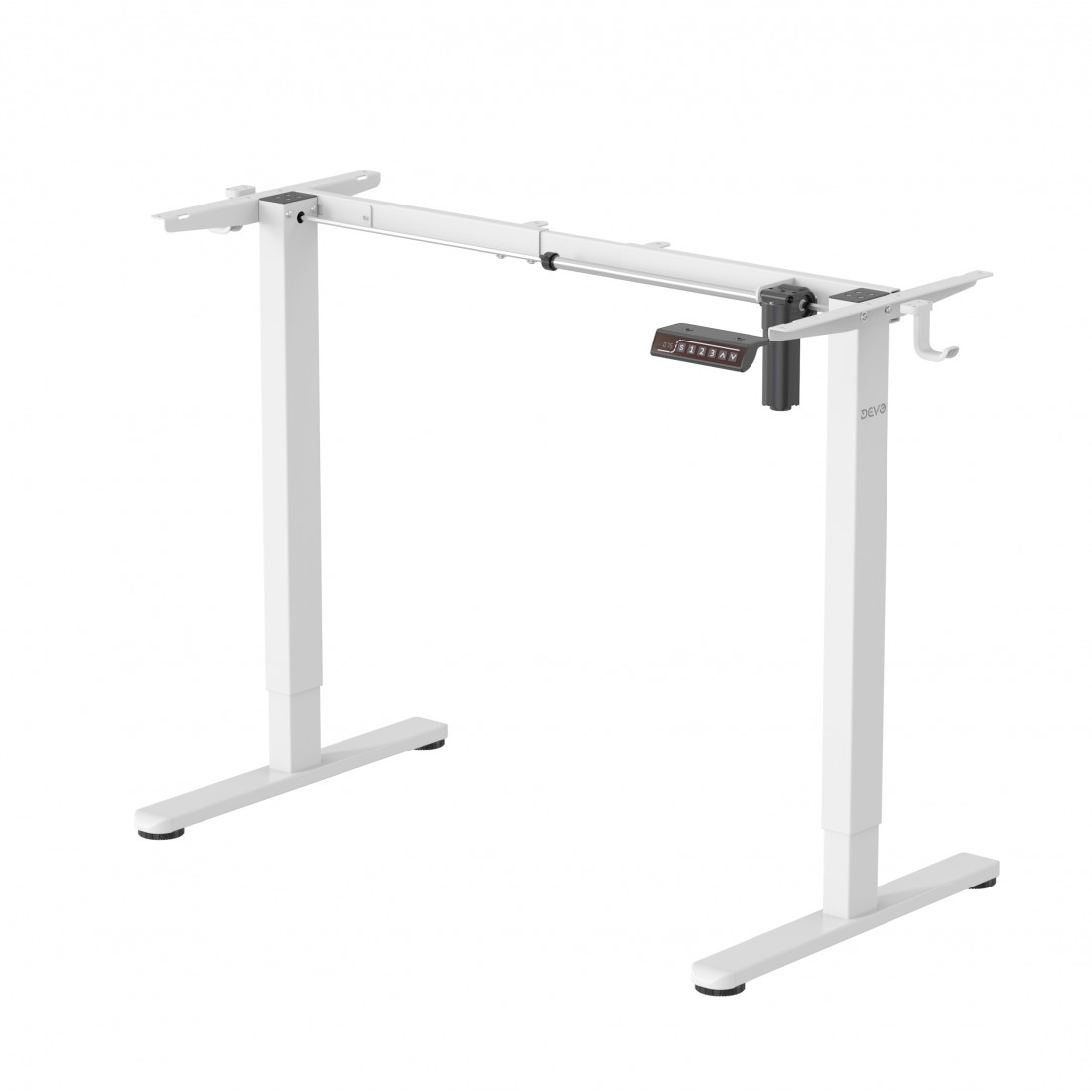 Devo Gaming Table - Agr Lite Frame - White