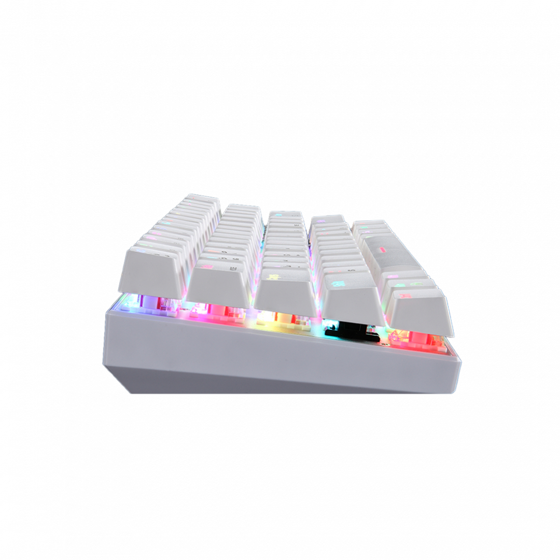 Devo Gaming Keyboard - SP60 White - Blue Switch