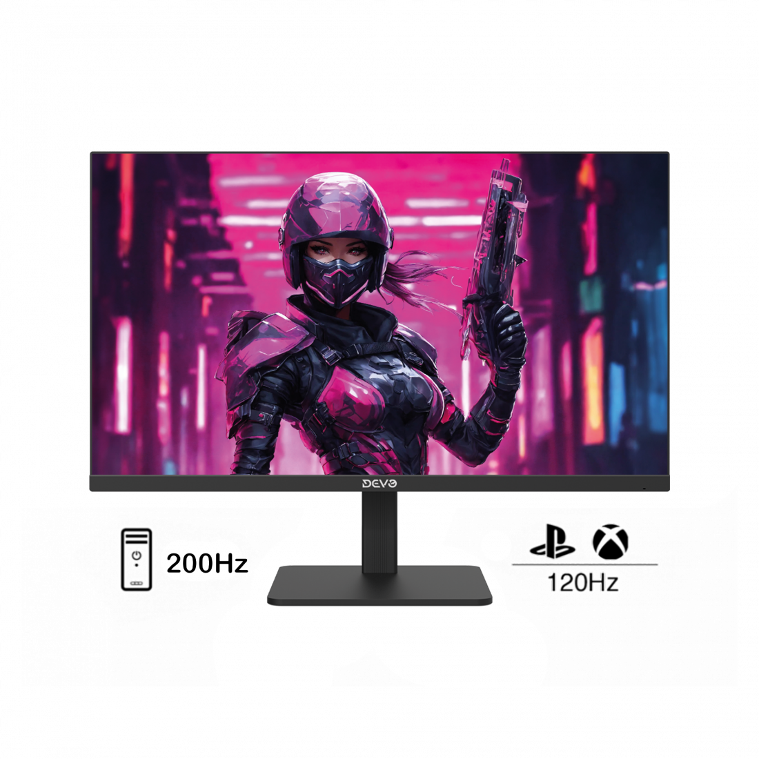 Devo Gaming monitor - DFI25200 - 25" IPS FHD 200Hz 0.5ms - Black