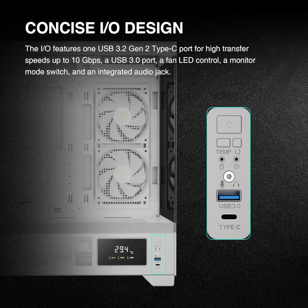 Gamdias Atlas M1 Case - White