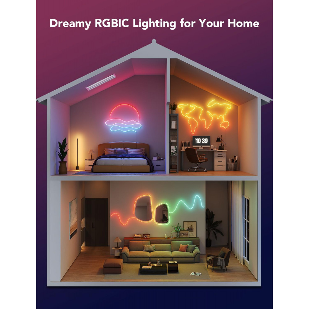 Govee 3M Neon Preinstalled Strip Light