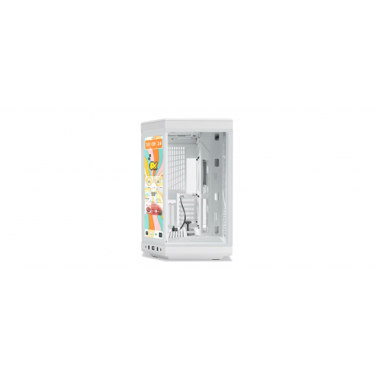 HYTE Y70 Touch Infinite ATX Dual Chamber Mid-Tower Case - Snow White