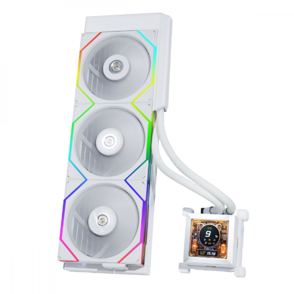 Lian Li Hydro-Shift LCD 360 RGB Cooler - White