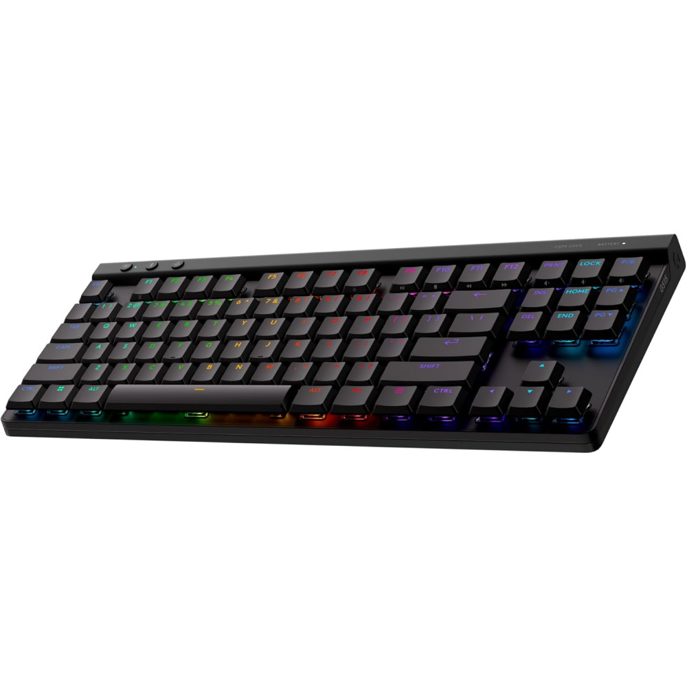 Logitech G515 TKL Lightspeed Tactile Wireless Gaming Keyboard - Black
