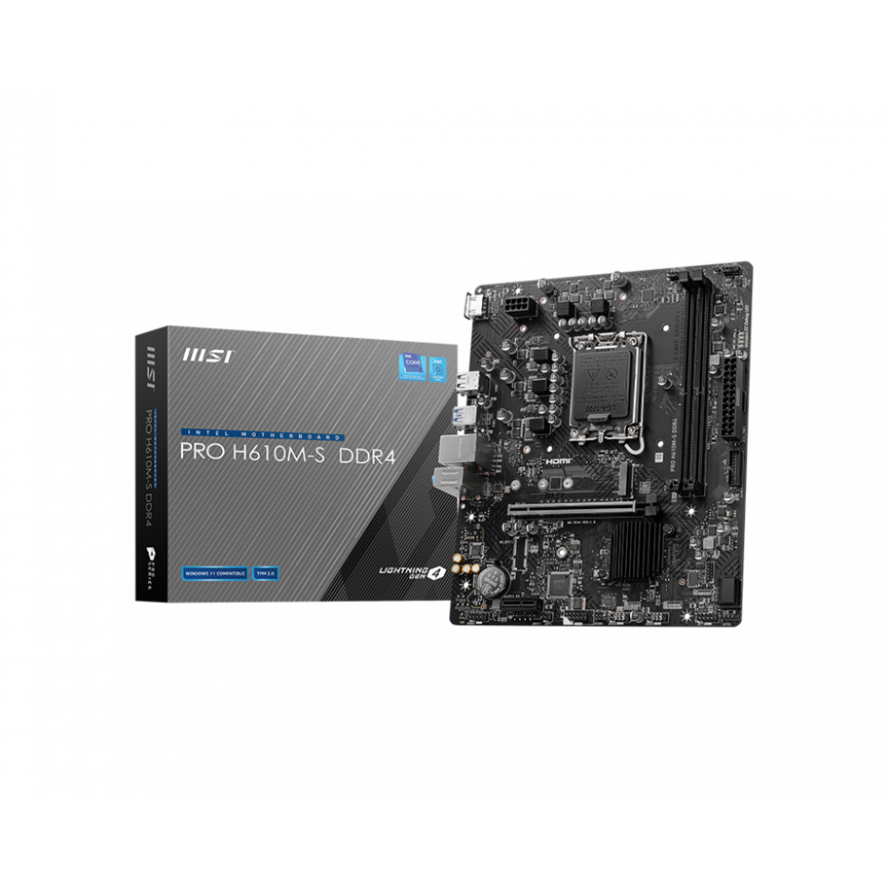 MSI PRO H610M-S DDR4 Motherboard
