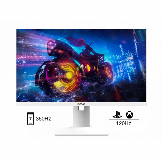 Devo Gaming monitor - DFI27360 - 27" Ultra-Fast IPS FHD 360Hz 0.3ms - White