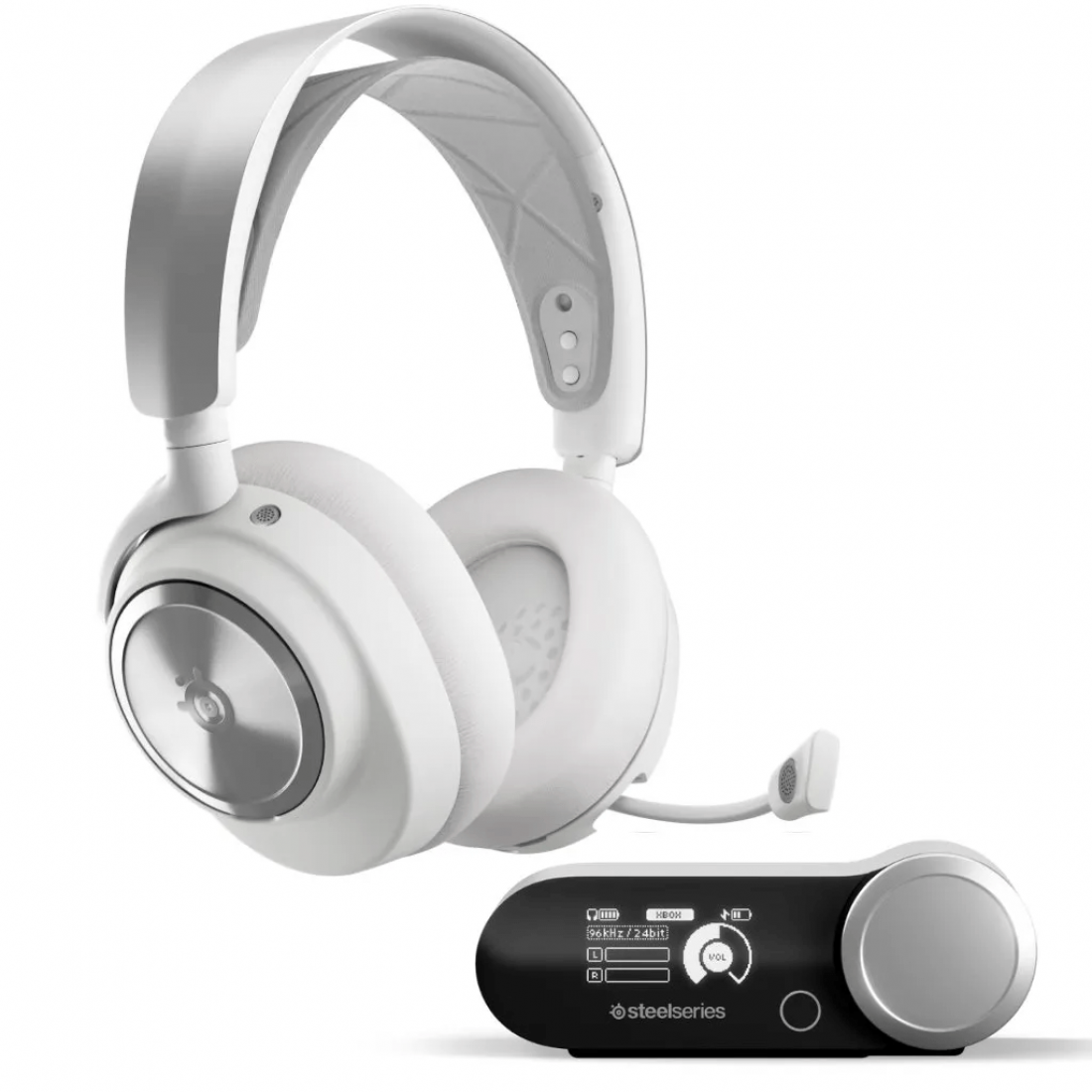 SteelSeries Arctis Nova Pro Wireless Gaming Headset - White