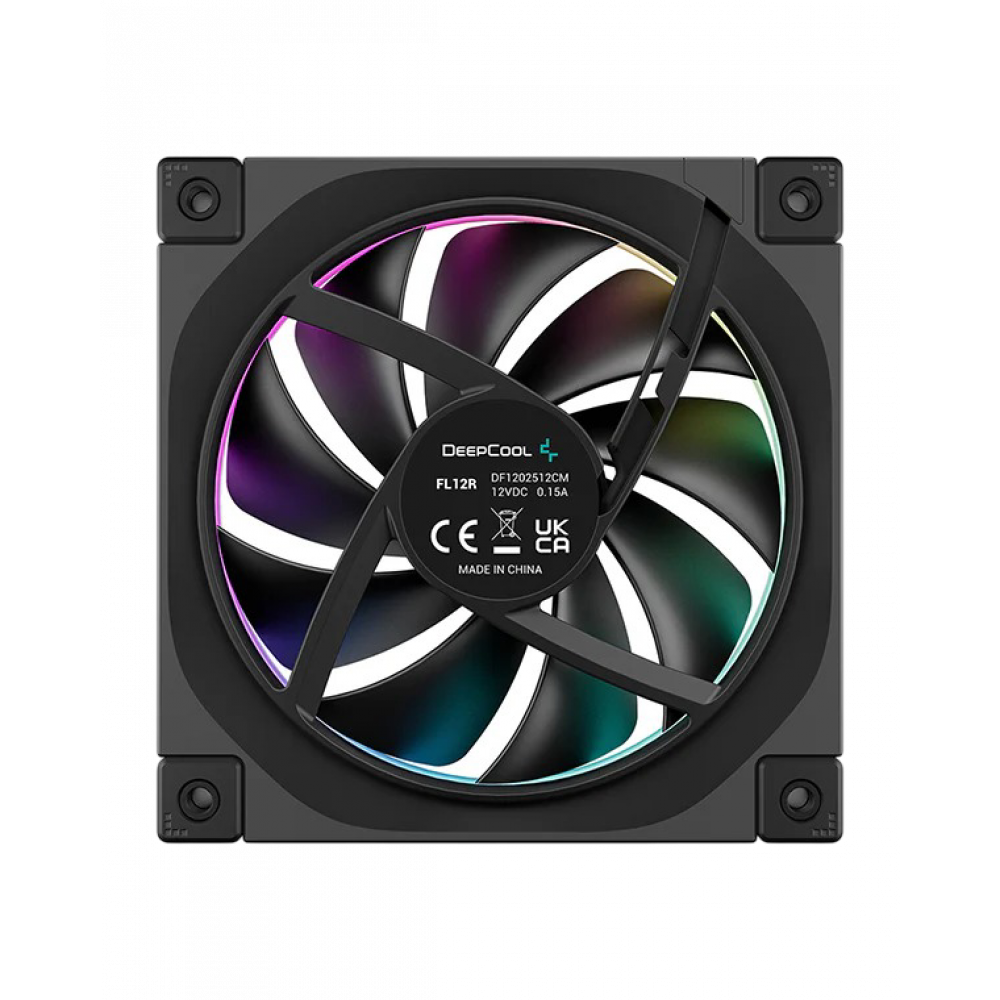 Deepcool FL12 1xFan ARGB 120mm PWM Reverse - Black