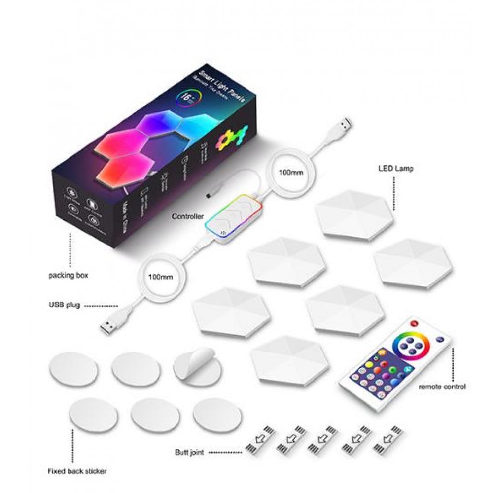 Smart Light panel (10 pack) 13LEDs RGBIC