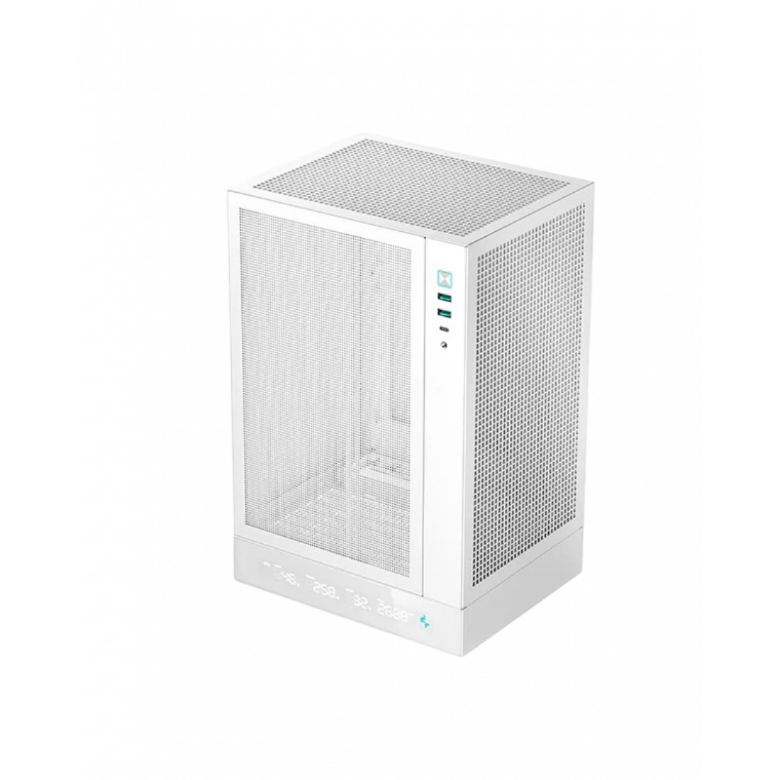 صندوق DeepCool CH170 Vertical الأبيض – ميد‑تاور | دعم GPU عمودي وتدفق ...