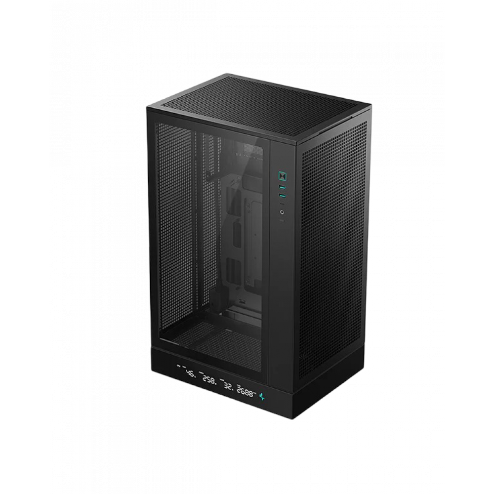 DEEPCOOL CH270 Digital Portable High-Airflow M-ITX / M-ATX Case - Black