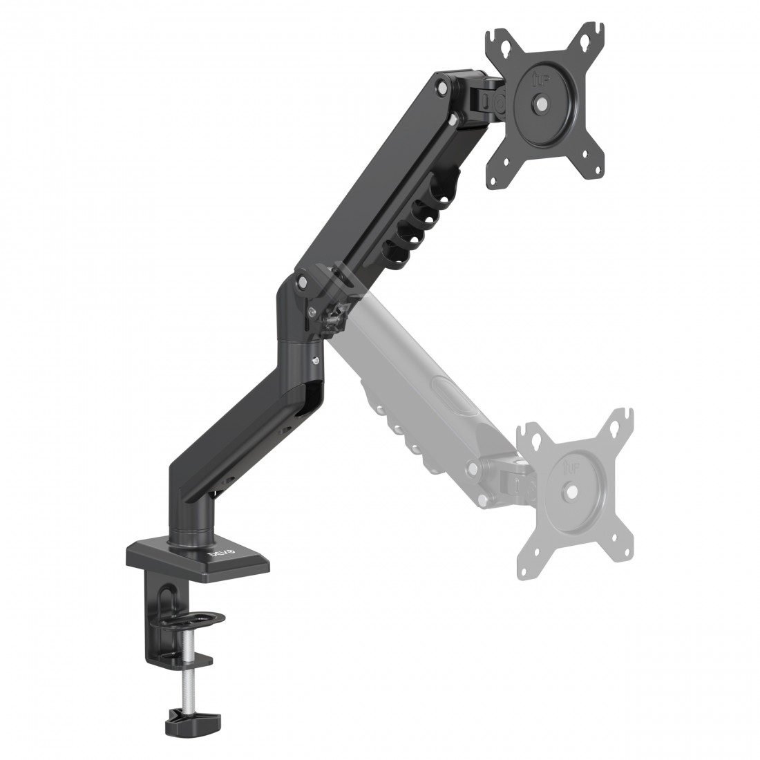 Devo Gaming Monitor Arm - Flexi Lite 1 - Black
