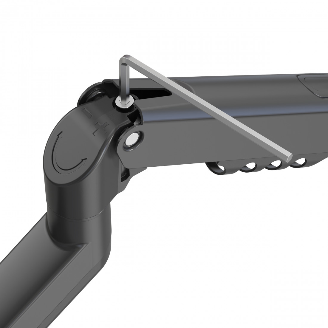 Devo Gaming Monitor Arm - Flexi Lite 1 - Black