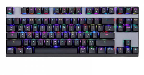 Devo Gaming Keyboard - ST80 Black - Red Switch