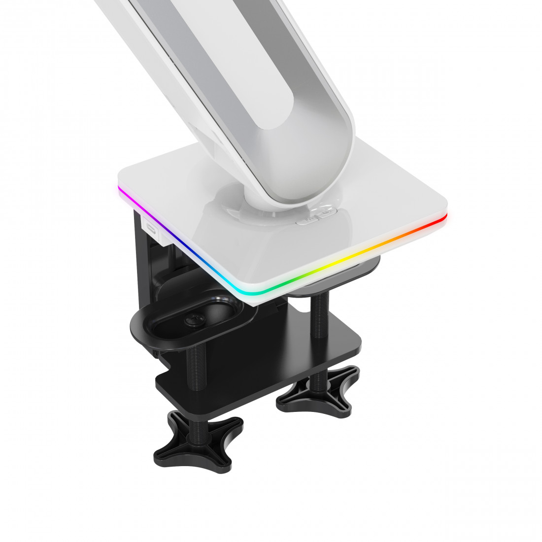 Devo Gaming Monitor Arm - 1 Monitor v3 - White