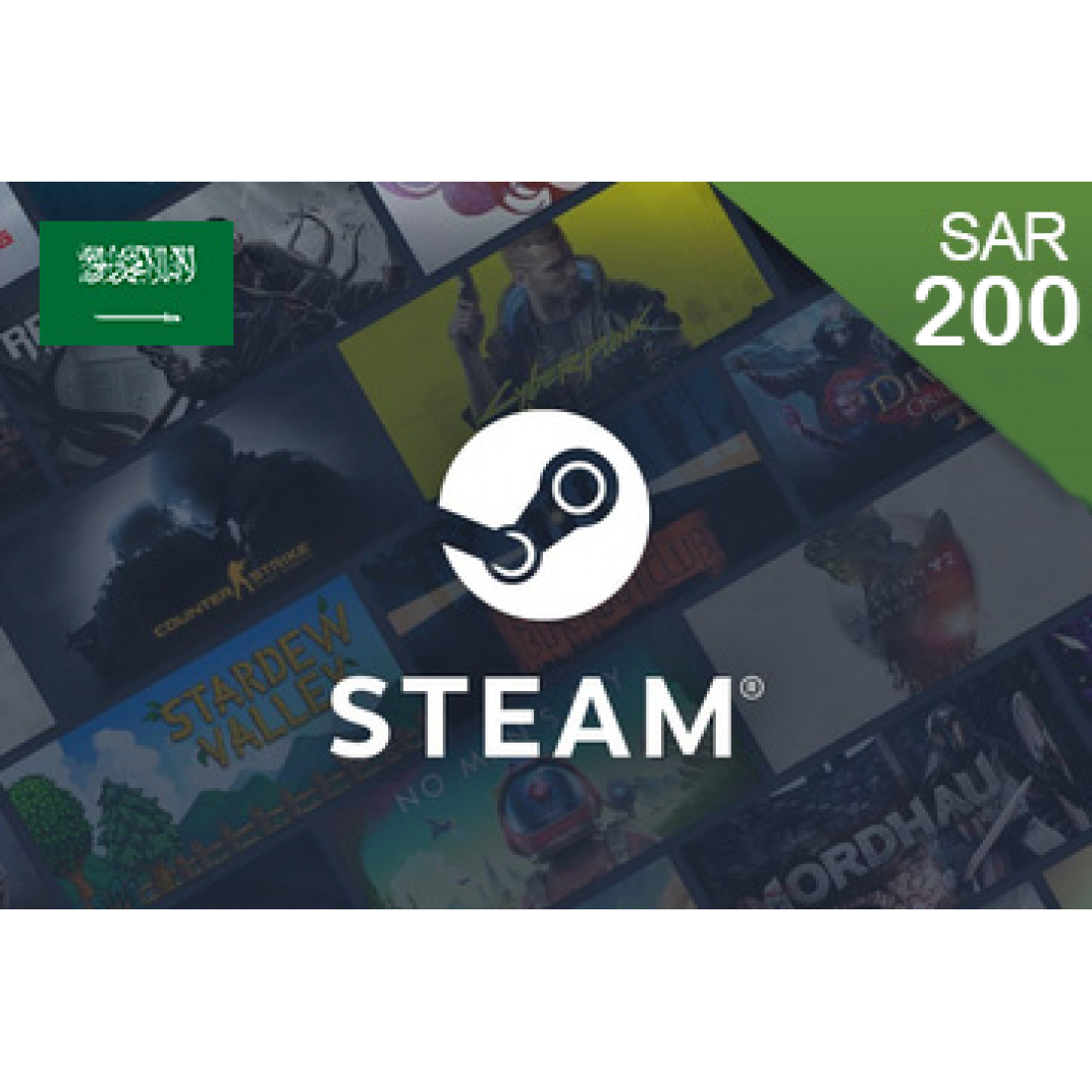 Steam Wallet Card - KSA - 200 SAR