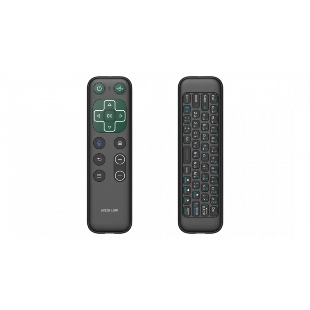 Green Lion Wireless Remote with Keyboard and Mouse - Black