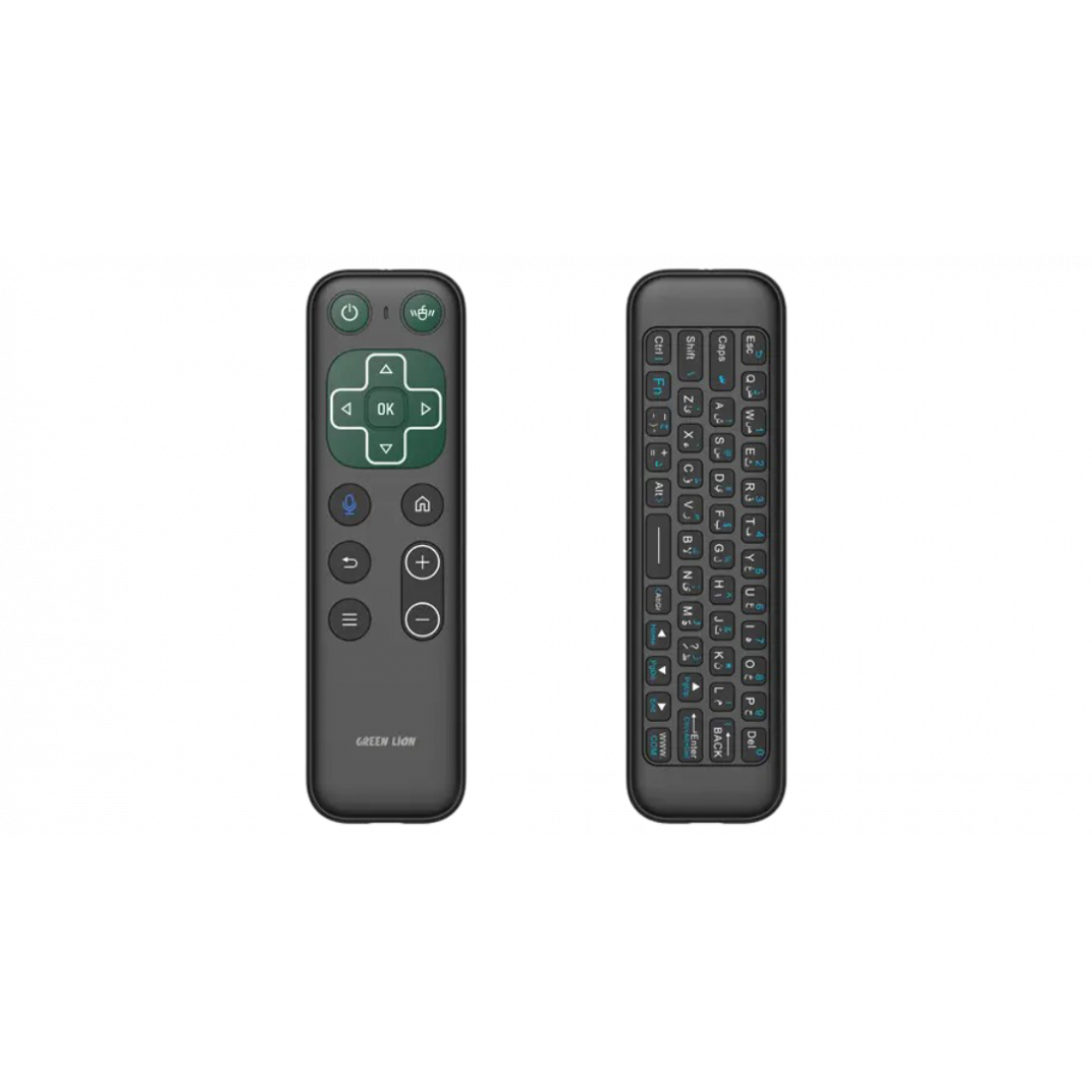 Green Lion Wireless Remote with Keyboard and Mouse - Black