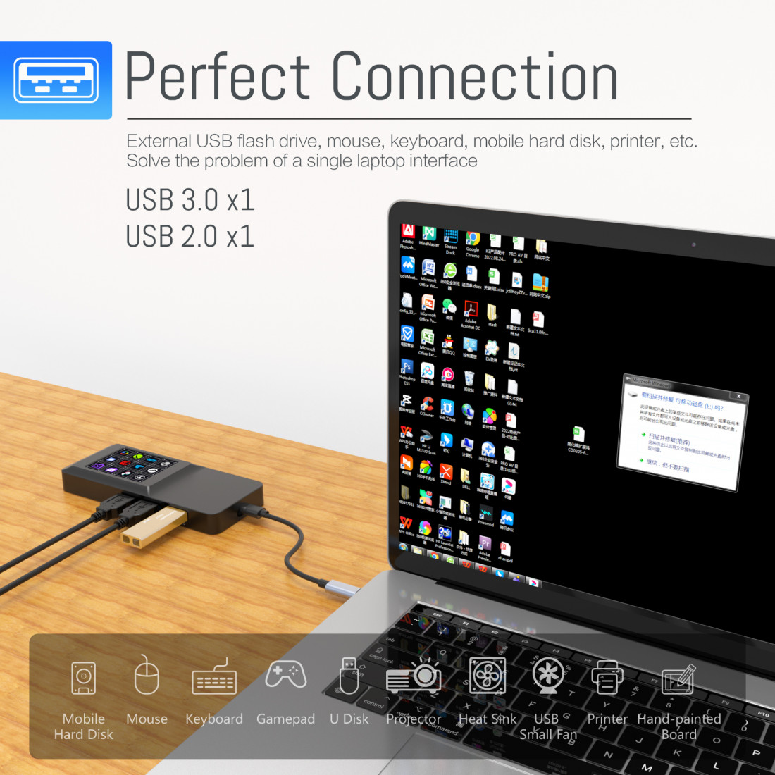 Mirabox DK0108-D Streamdock USB-C