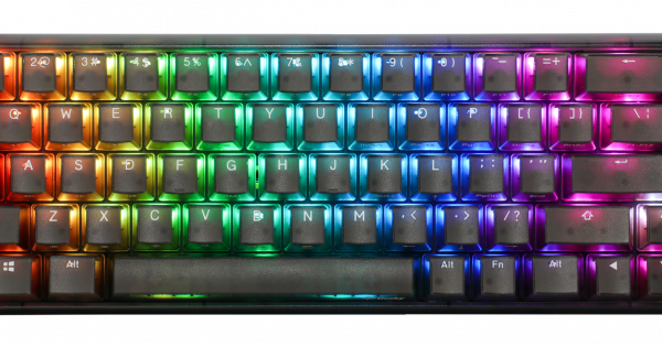 Ducky One 3 Aura Black SF Myst Black Case - Blue Switches