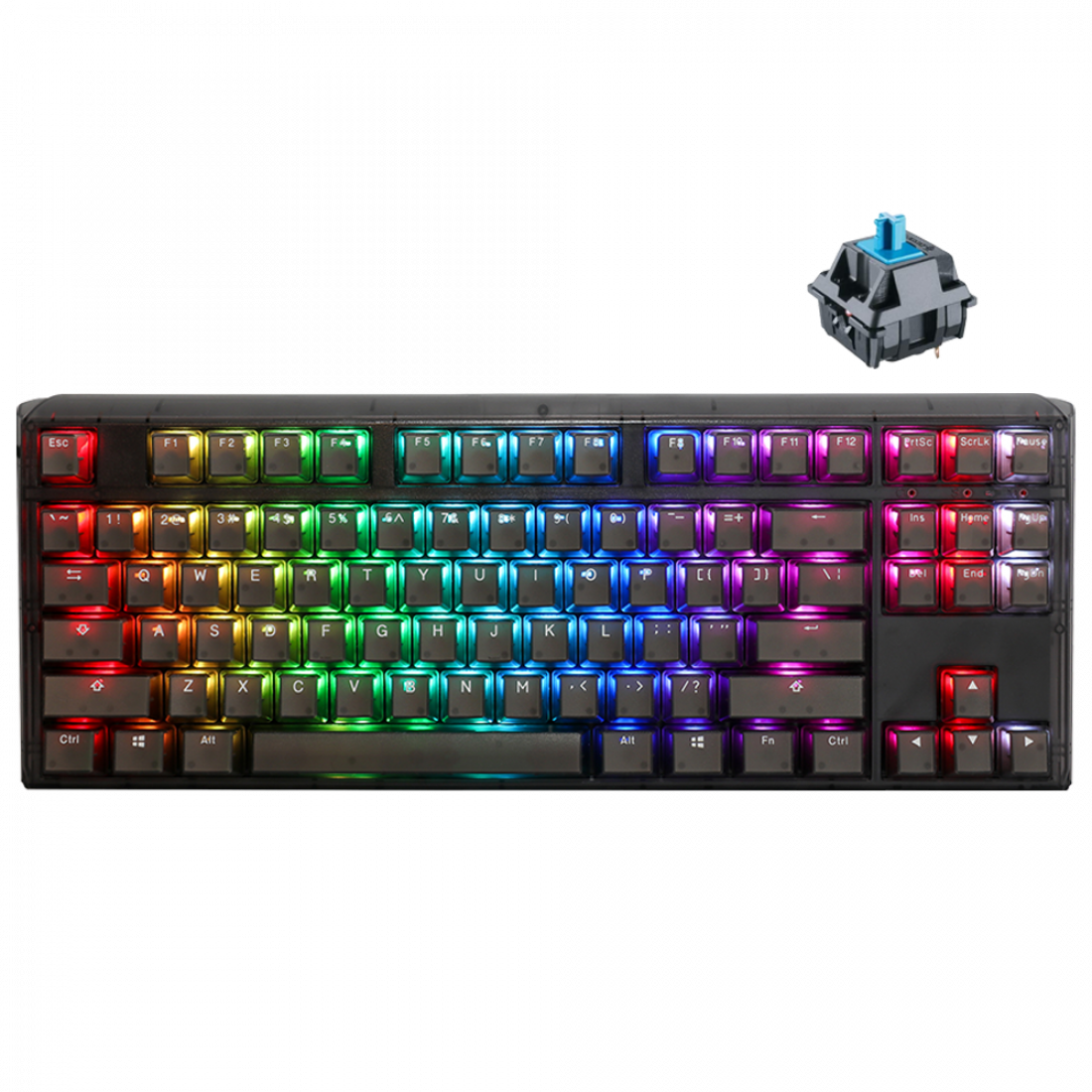 Ducky One 3 Aura Black TKL Myst Black Case - Blue Switches