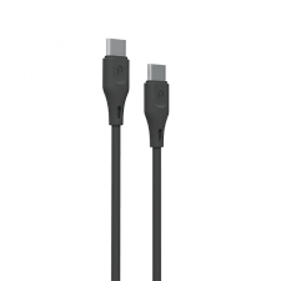 Porodo new PVC USB-C to USB-C Cable 60W 2m - Black