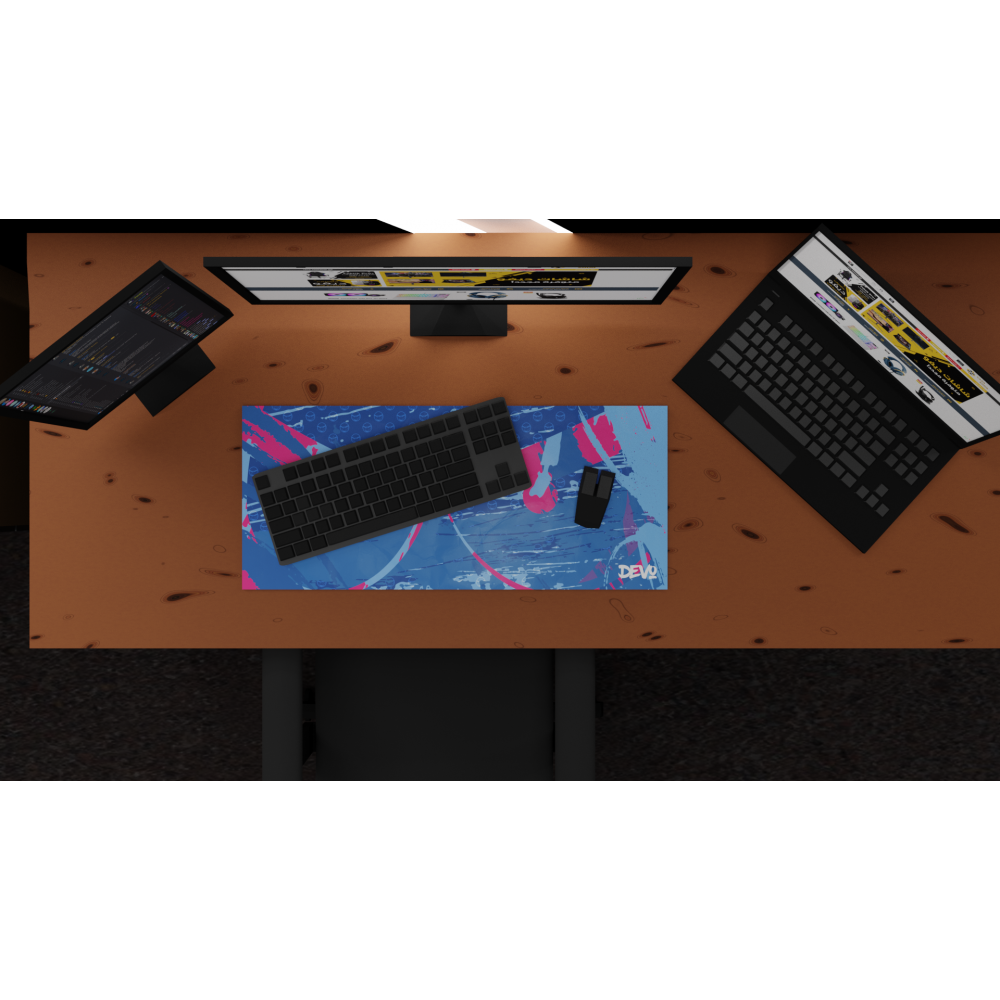 Devo Gaming Mouse Pad - Bluelicious-900