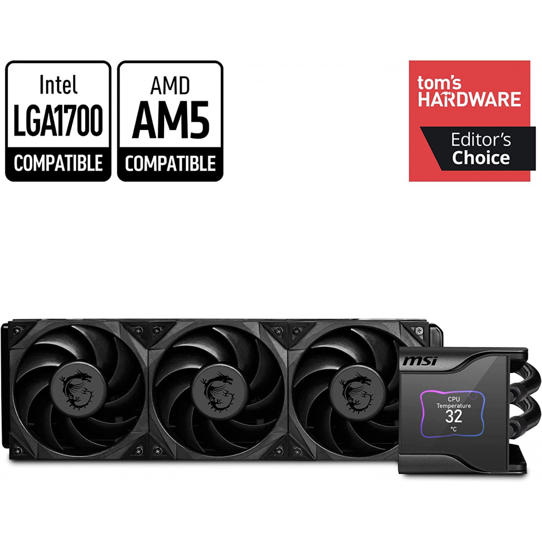 MSI MEG Coreliquid S360 360mm Cooler - Black