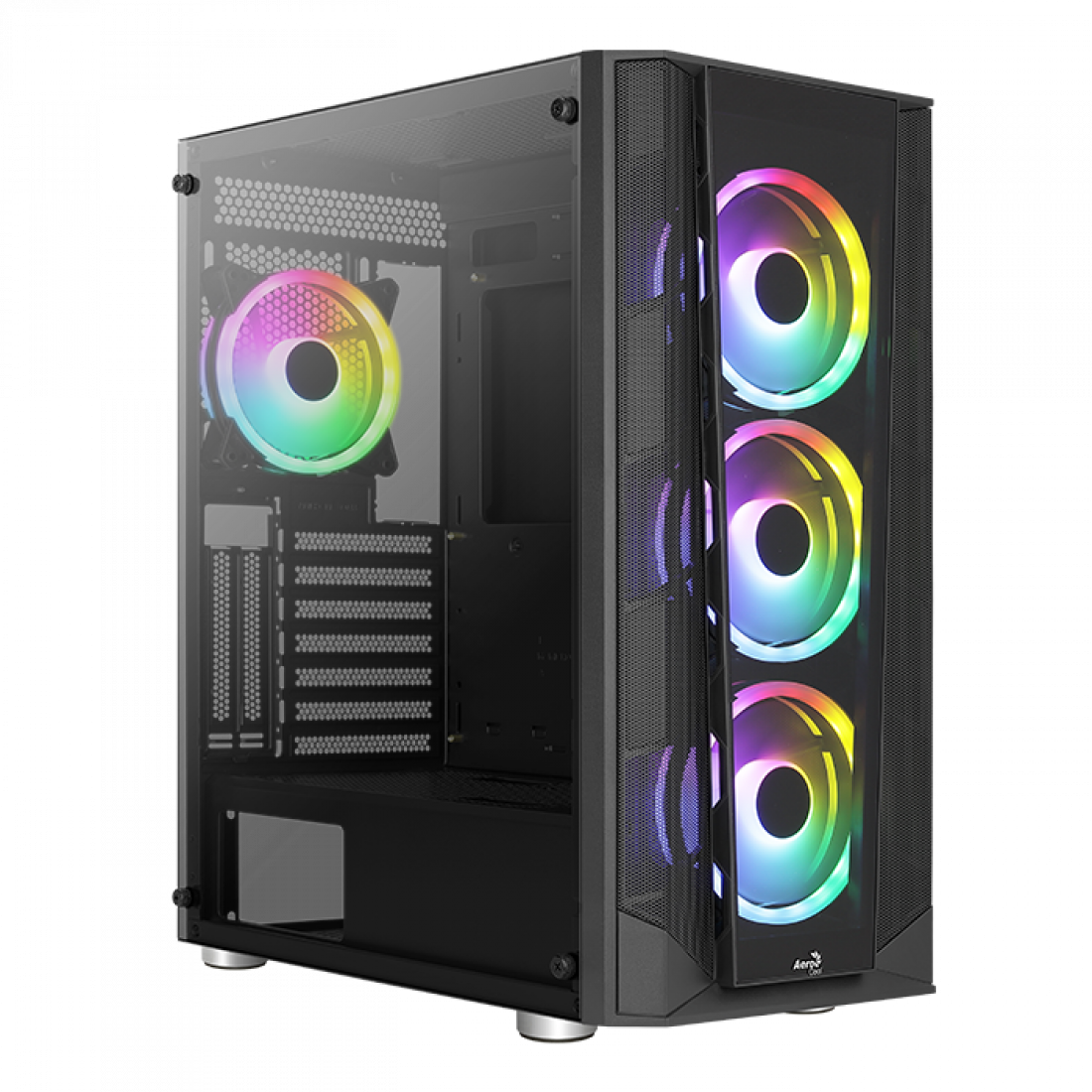 Aerocool Prism-G-BK-V3 ARGB Mid Tower Case