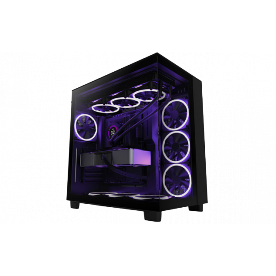 NZXT H9 Flow Edition ATX Mid Tower Case - Black