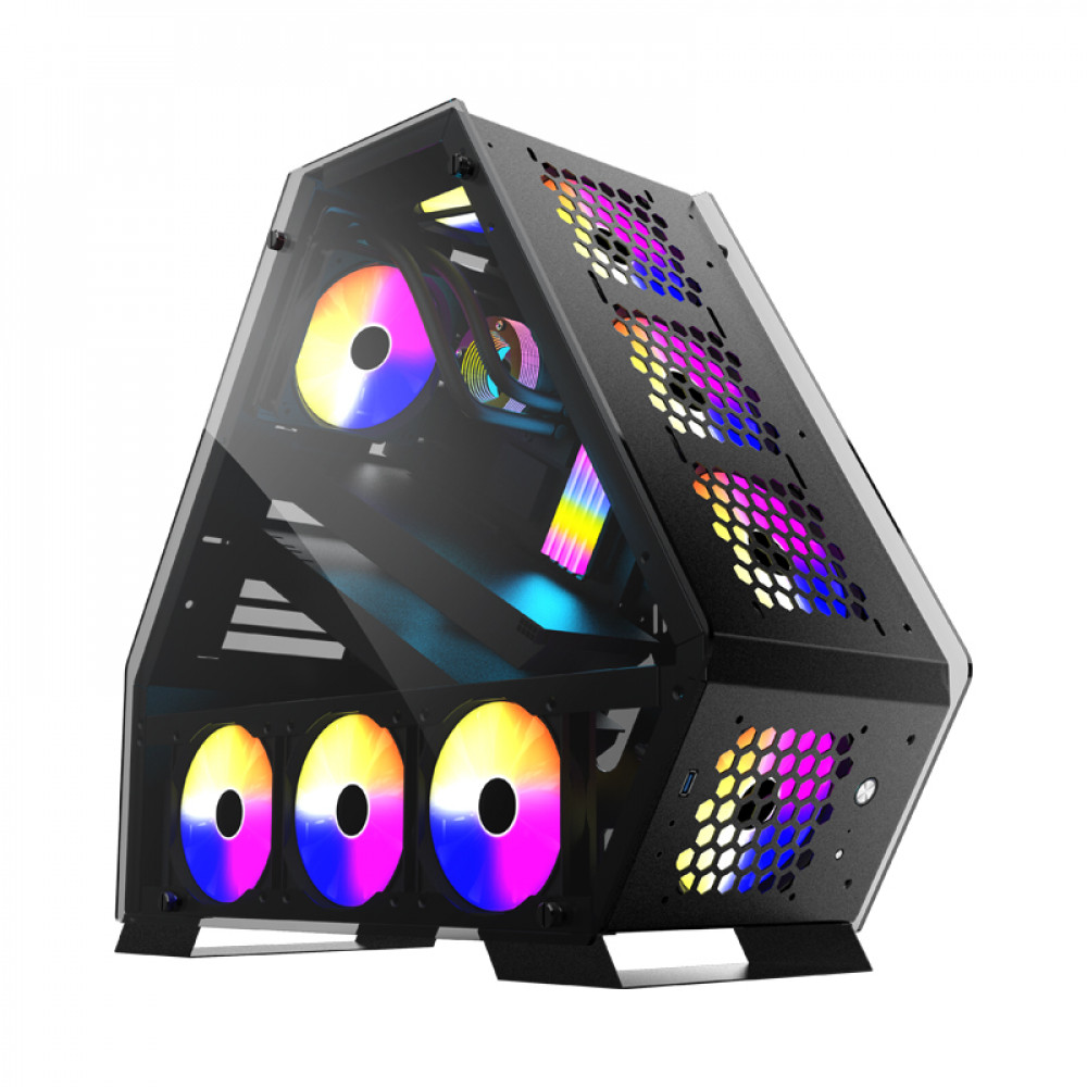 Skull T8 Gaming Case + 6 Fans