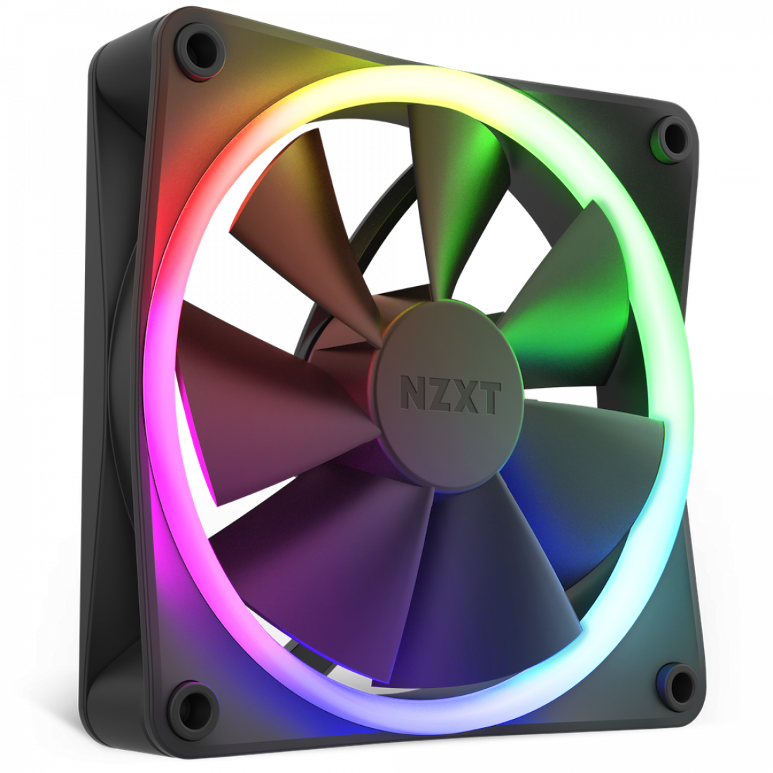 NZXT F120 RGB 120mm RGB fan Single - Black