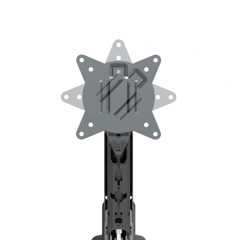 Devo Gaming Wall Monitor Arm - 2 Monitors